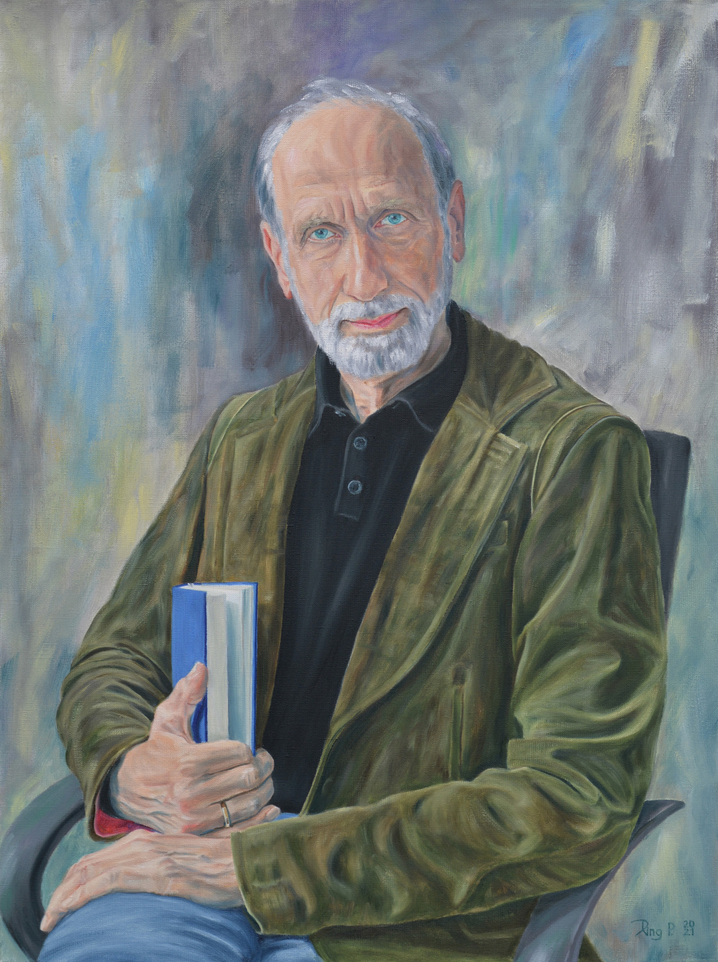 Selbstporträt mit Buch – Peter Ring | Gemäldegalerie